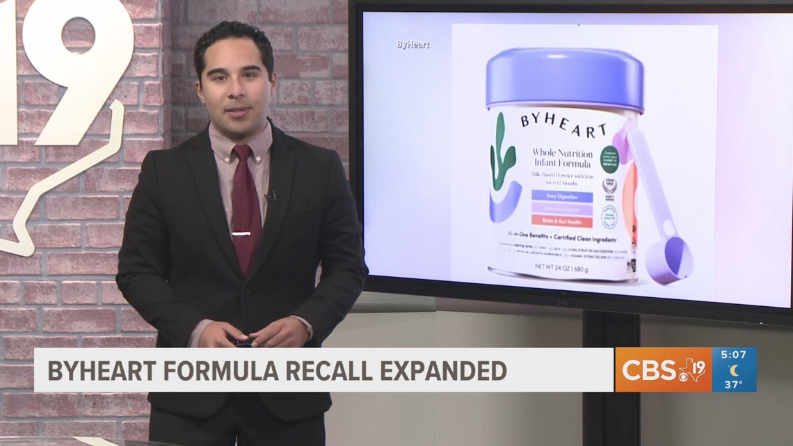 ByHeart formula recall expanded | cbs19.tv