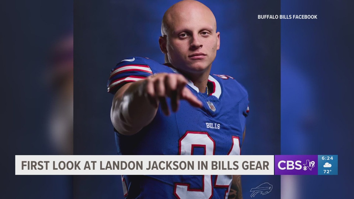 FIRST LOOK: Pleasant Groves' Landon Jackson rocking the Bills gear ...