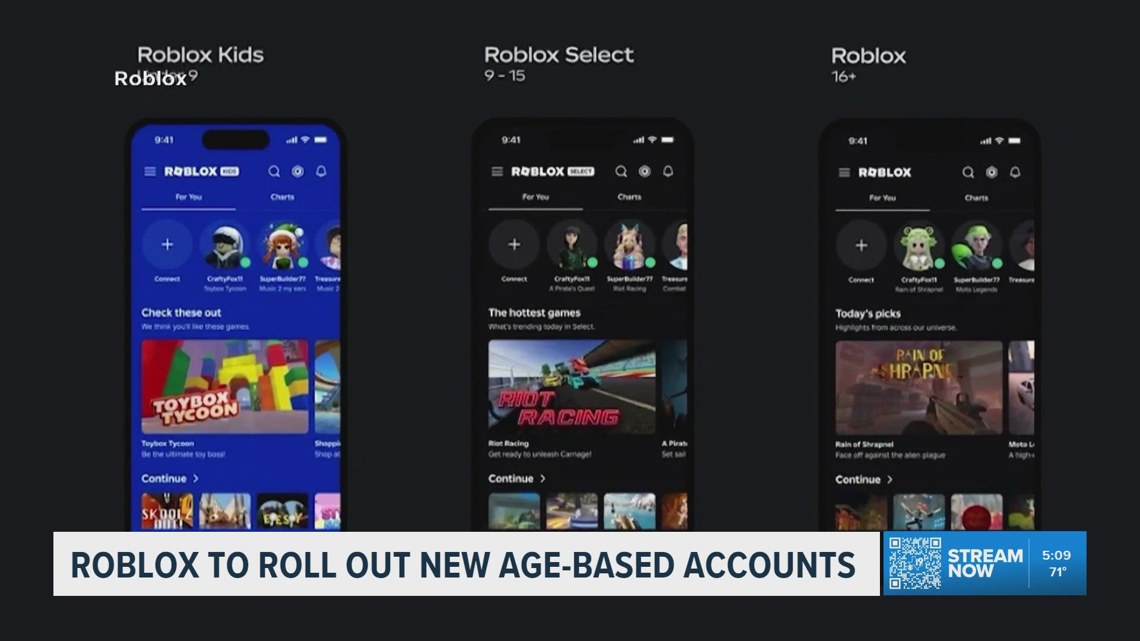 Roblox rolls out new safety features with age-based limits for young ...