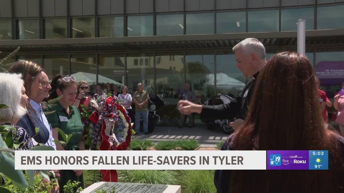 Tree of Life tribute honoring 4 fallen EMS heroes makes stops | cbs19.tv