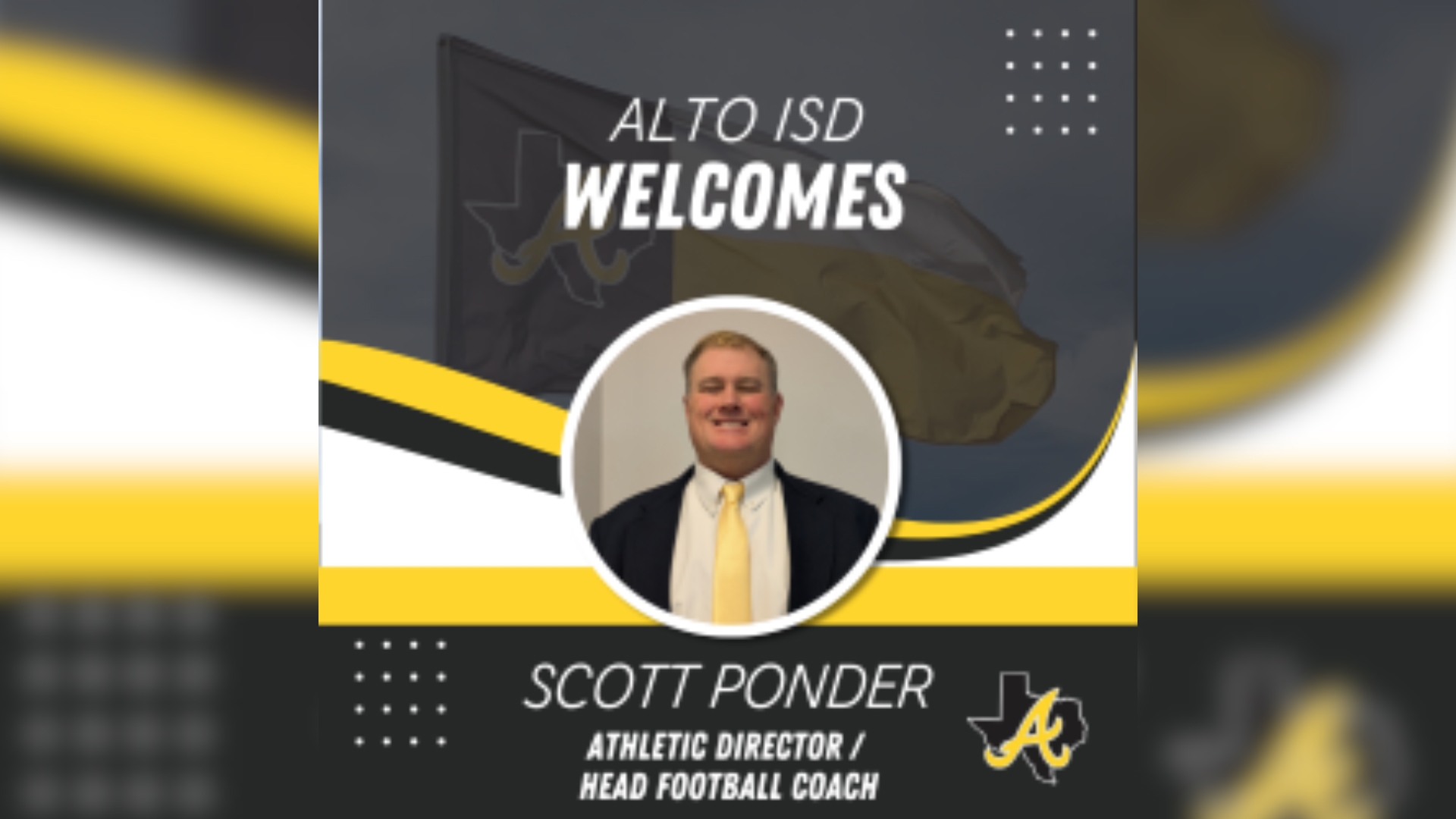 Alto ISD announces appointment of Scott Ponder as athletic director ...