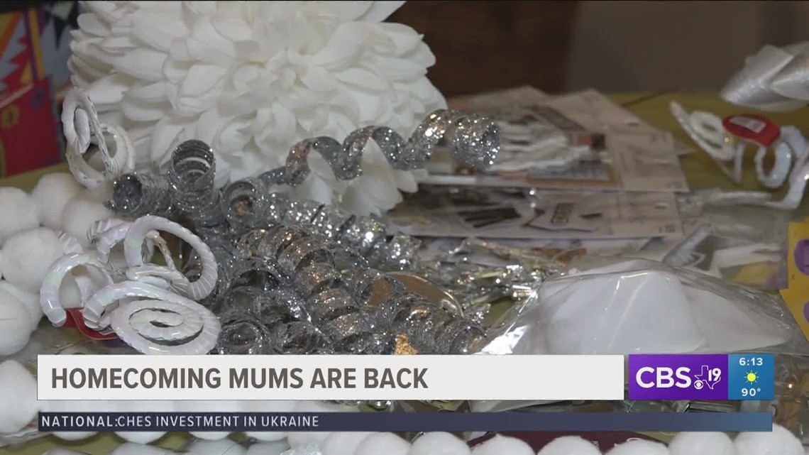 Texas tradition of homecoming mums is around the corner | cbs19.tv