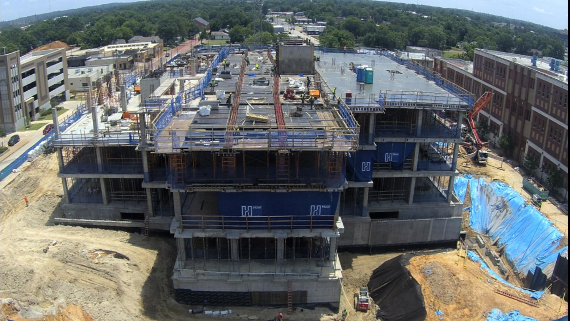 Smith County Courthouse 35 percent complete, on schedule despite ...