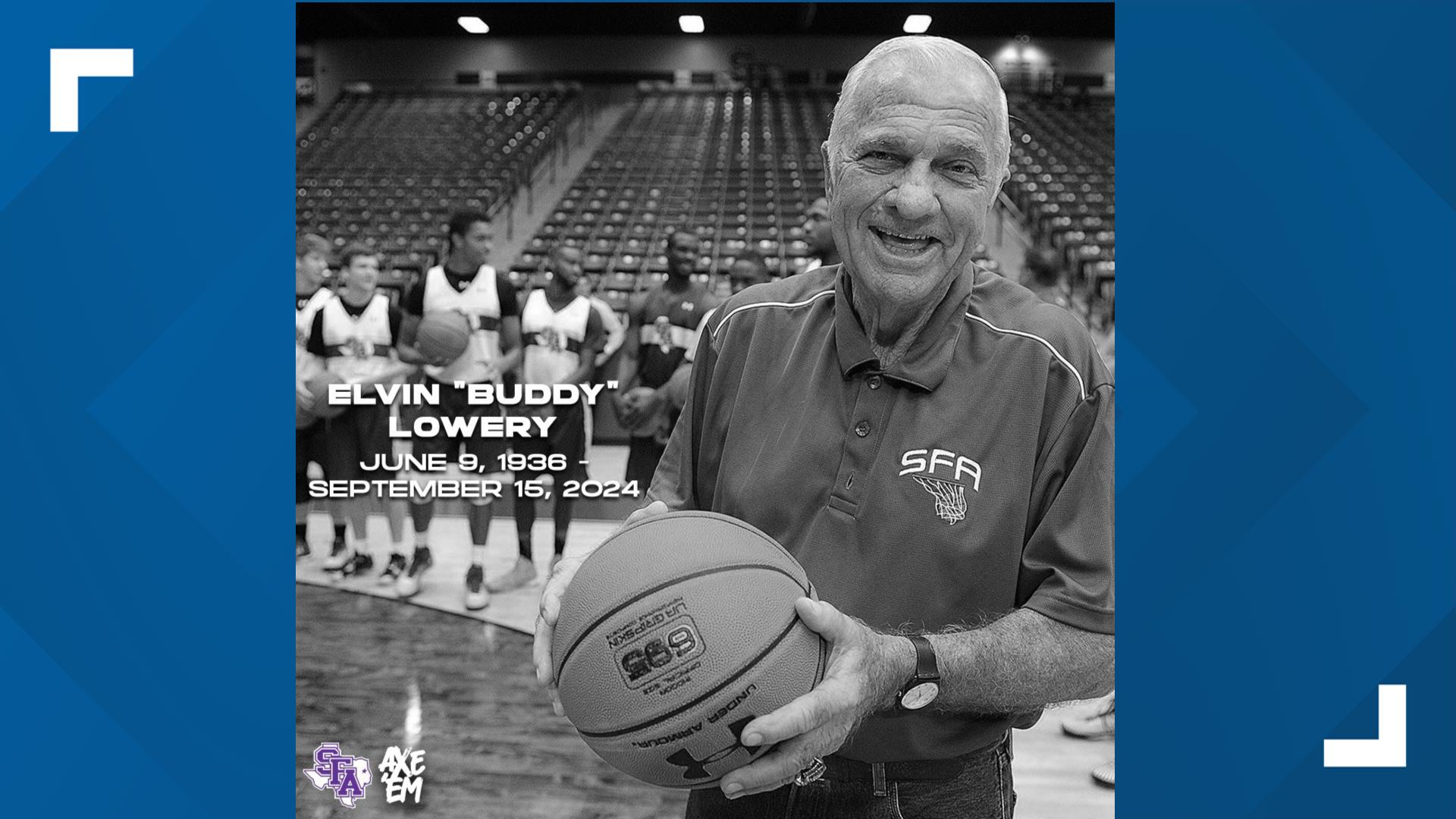 SFA basketball and East Texas legend Elvin Lowery dies at 88 | cbs19.tv