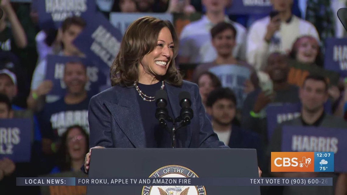 Donald Trump, Kamala Harris neck-and-neck as they rally for last-minute ...