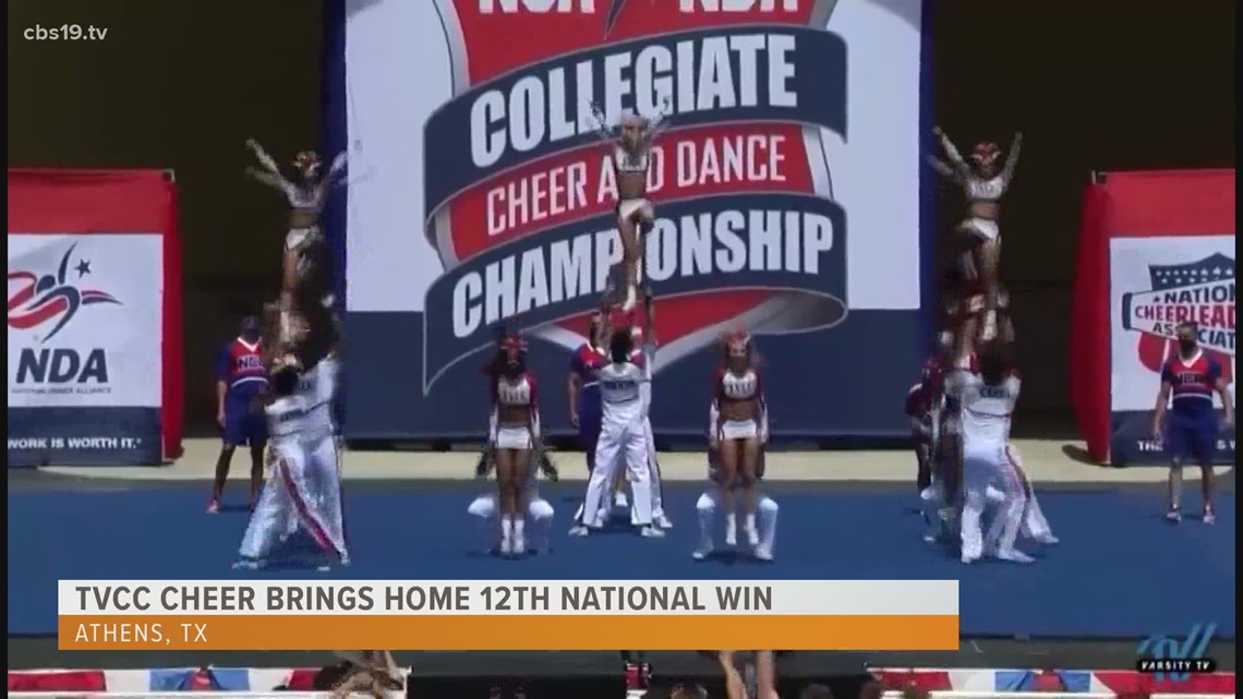 TVCC Cardinal Cheerleaders bring home 12th national title | cbs19.tv