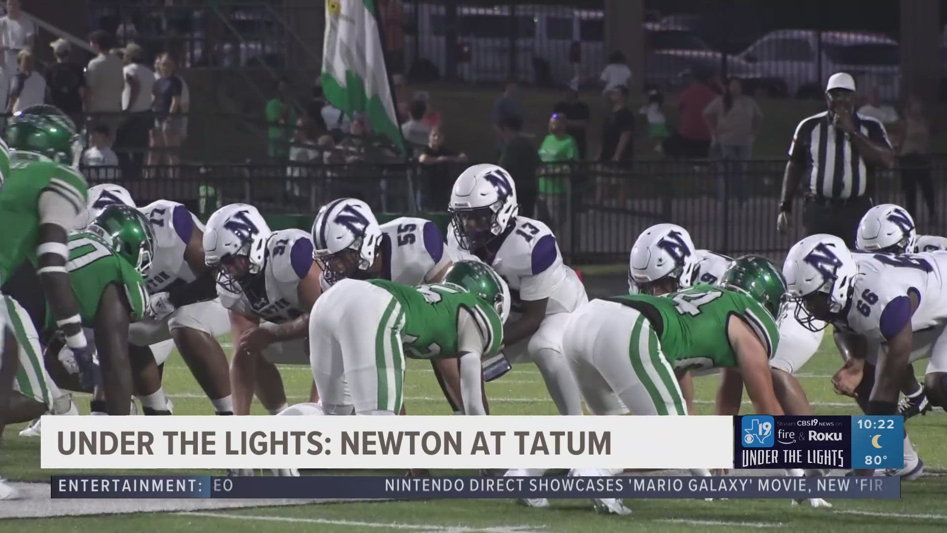 UNDER THE LIGHTS: Newton Eagles vs. Tatum Eagles | cbs19.tv