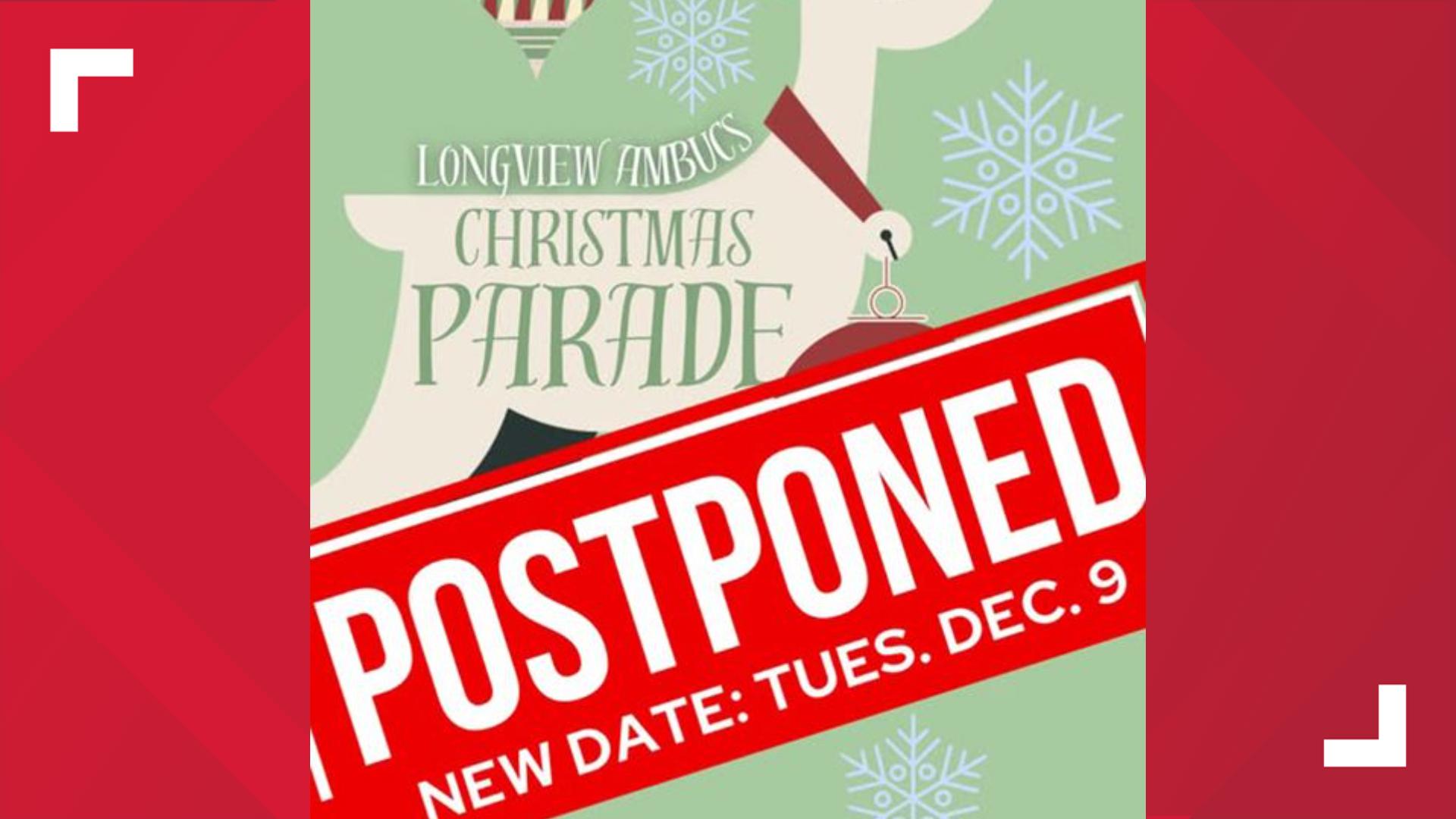 Longview reschedules Christmas parade due to inclement weather | cbs19.tv