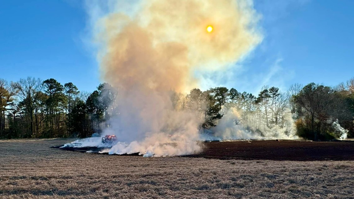 Firefighters respond to grass fire in Rusk County | cbs19.tv
