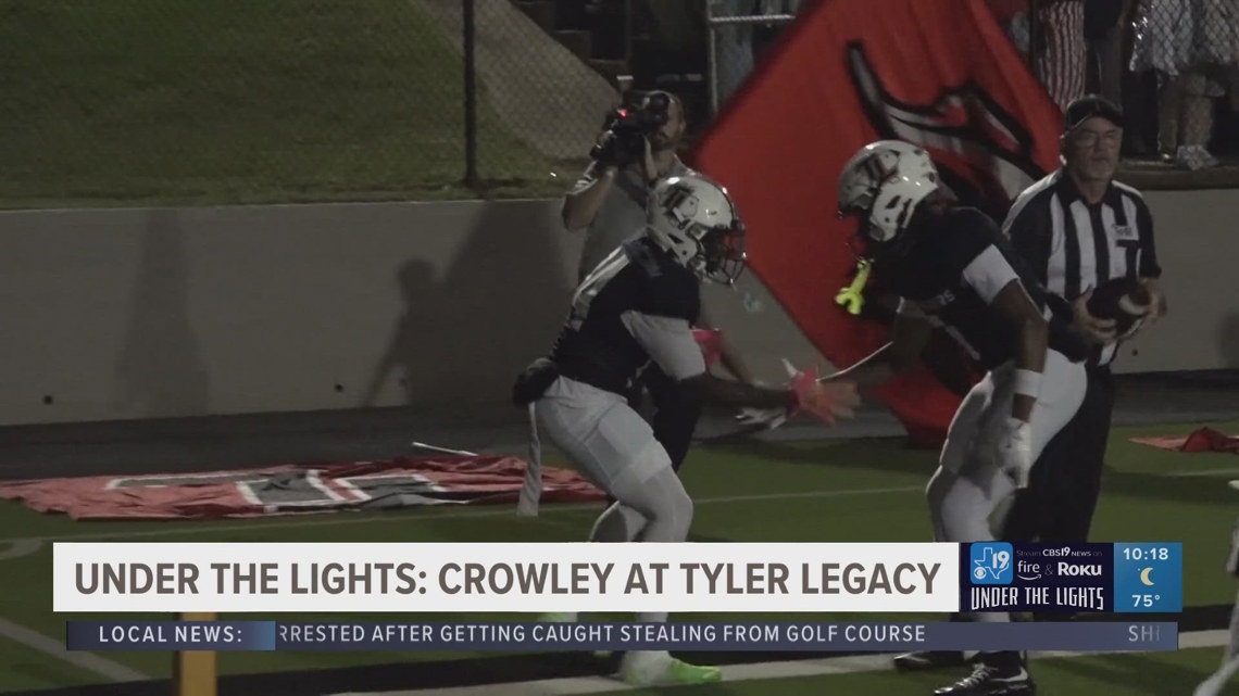 UNDER THE LIGHTS: Crowley Eagles vs. Tyler Legacy Red Raiders | cbs19.tv
