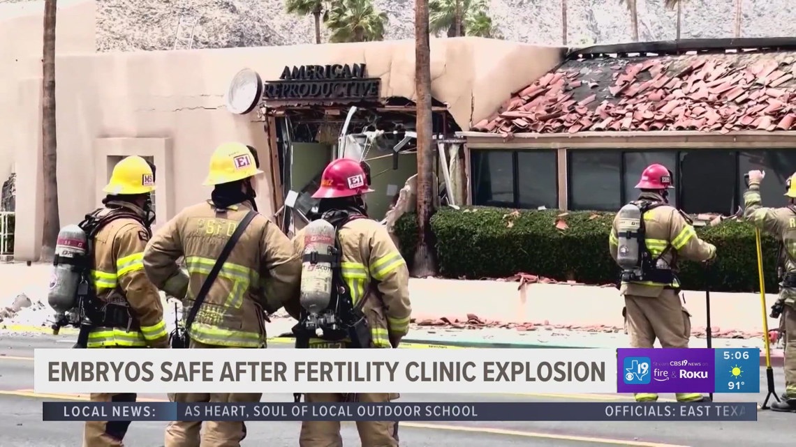 Embryos safe after fertility clinic explosion in Palm Springs | cbs19.tv