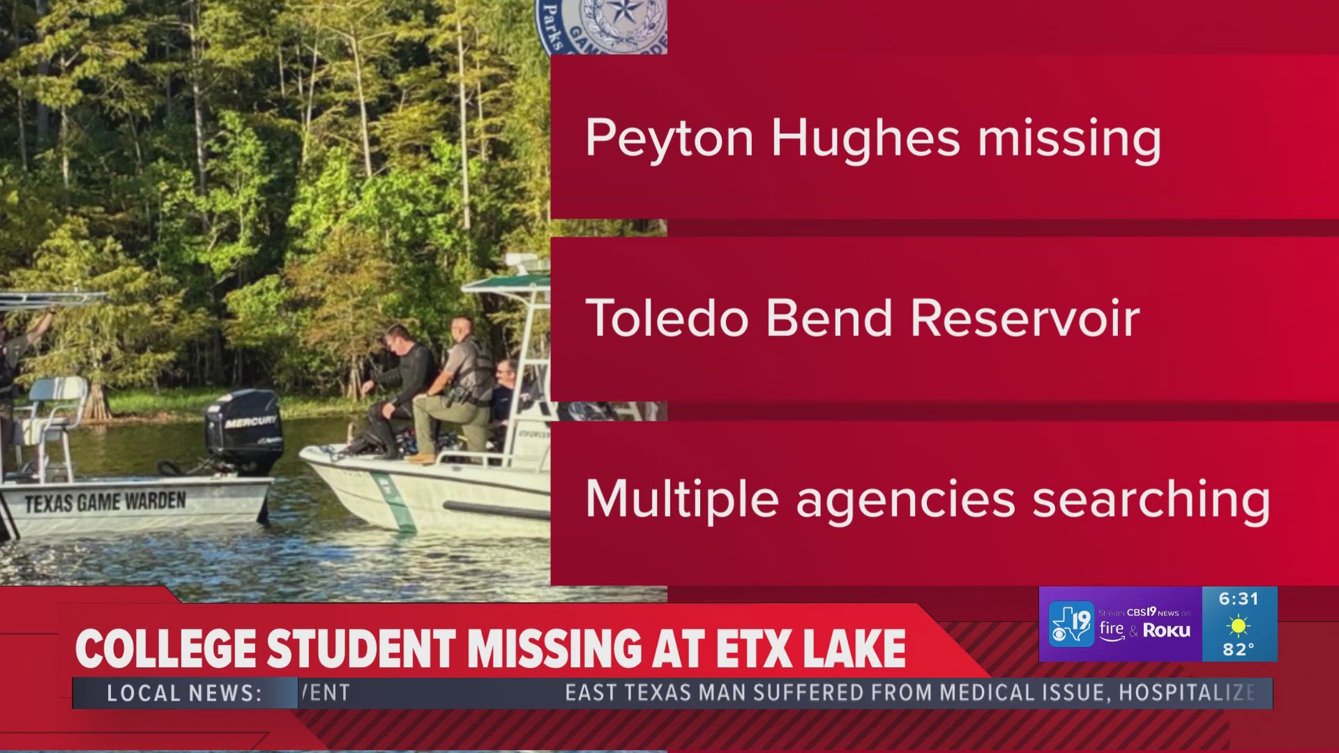 Texas Game Wardens searching for missing college student who ...