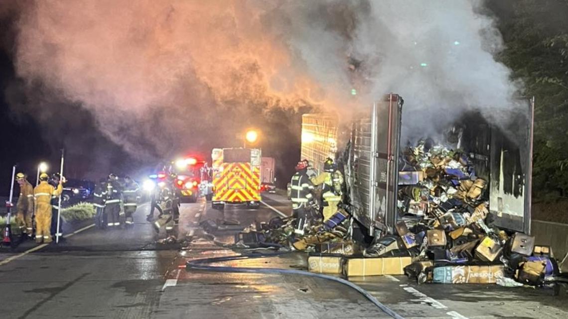 Portion of I-20 in Kilgore area closed due to major 18-wheeler fire ...
