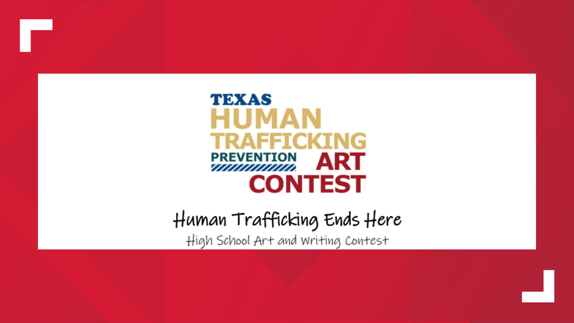 Texas Human Trafficking Prevention Task Force launches contest | cbs19.tv