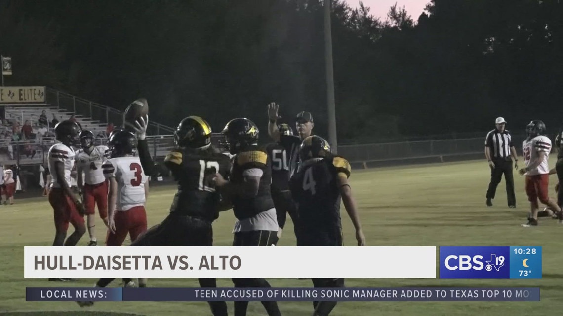 Alto shutout Hull-Daisetta 55-0 | cbs19.tv