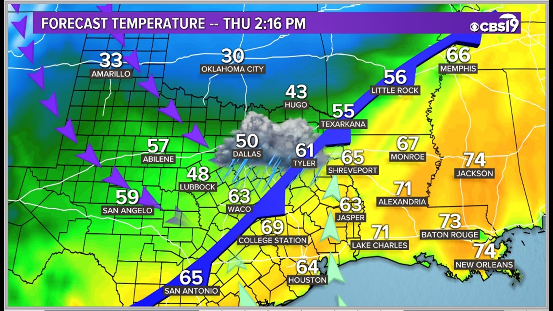 Severe Weather Threat Returns to East Texas Overnight! Upgraded to ...