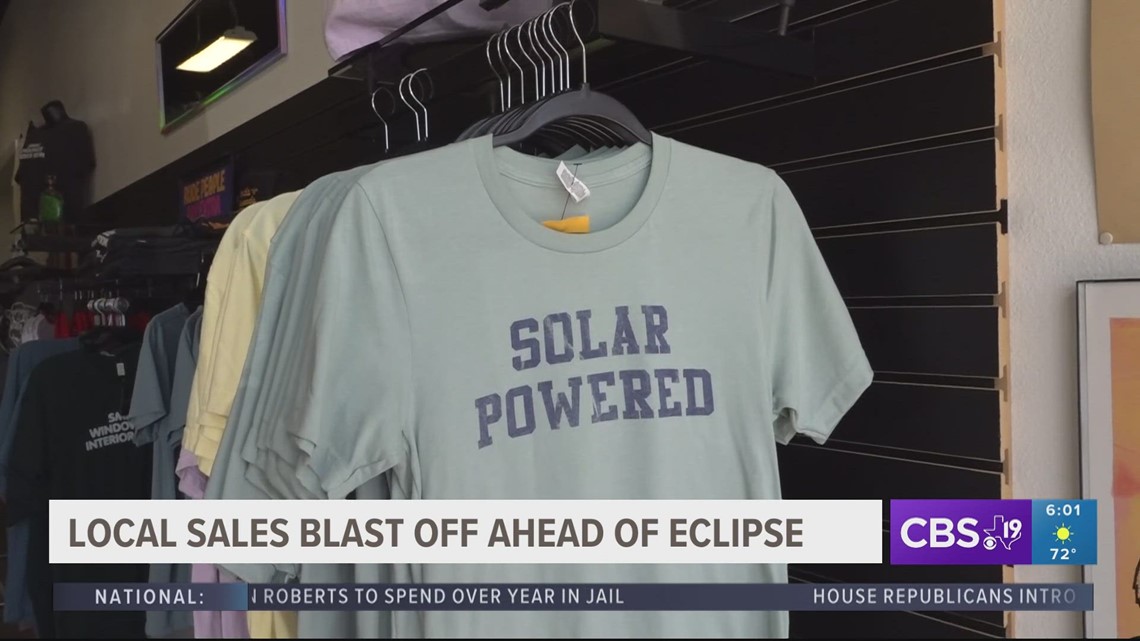 East Texas businesses see boom as total solar eclipse draws near | cbs19.tv