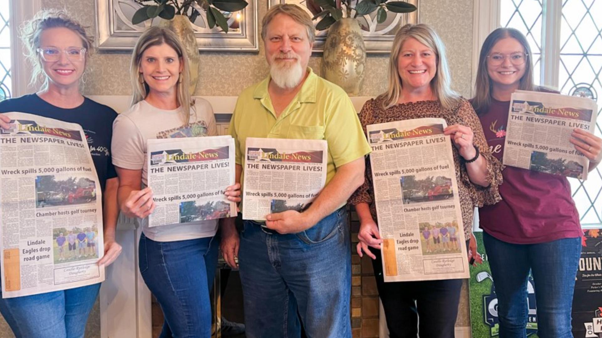 'THE NEWSPAPER LIVES!' | Lindale Newspaper returns under ownership of nonprofit media ...