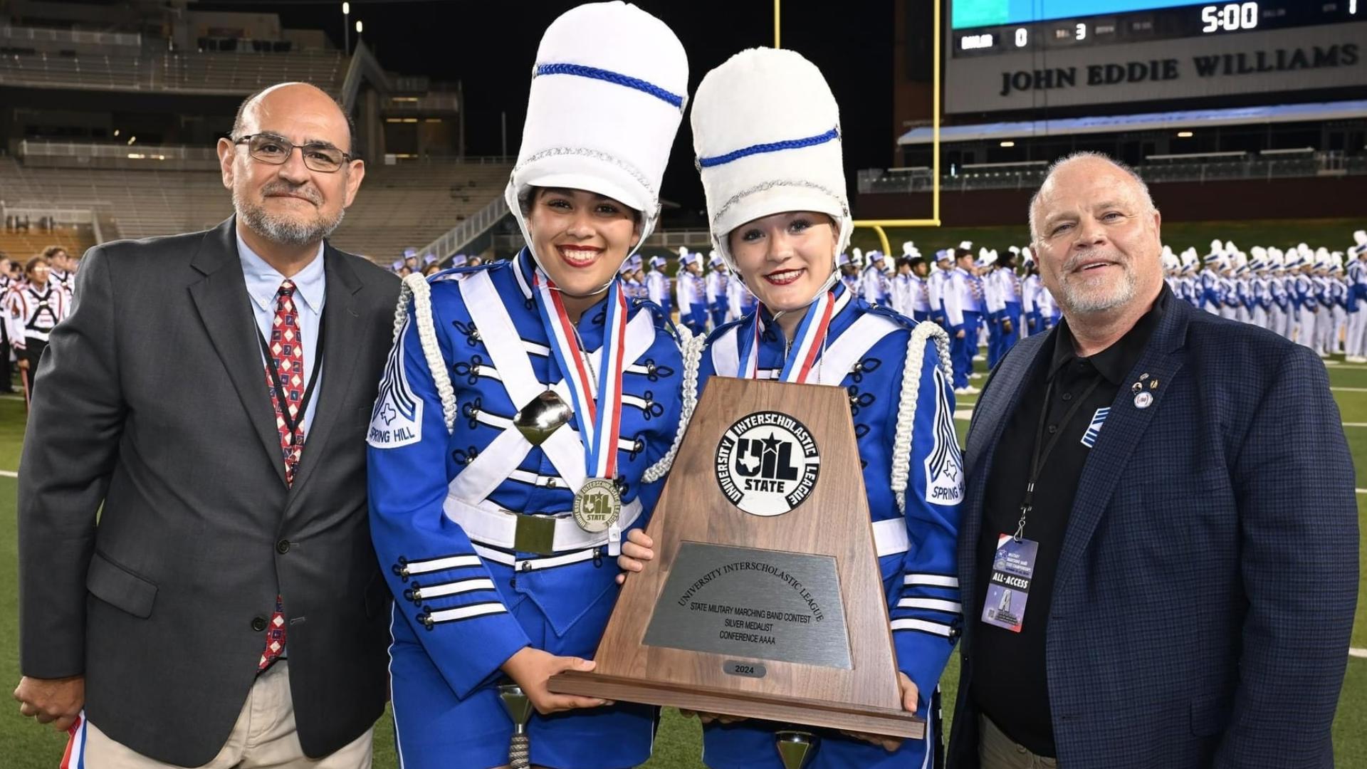 Over 20 East Texas schools place at state military marching band | cbs19.tv