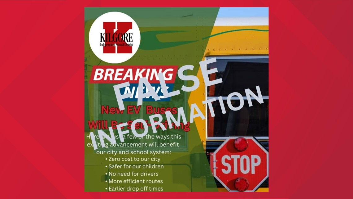 Kilgore ISD addresses meme with disinformation circulating about ...