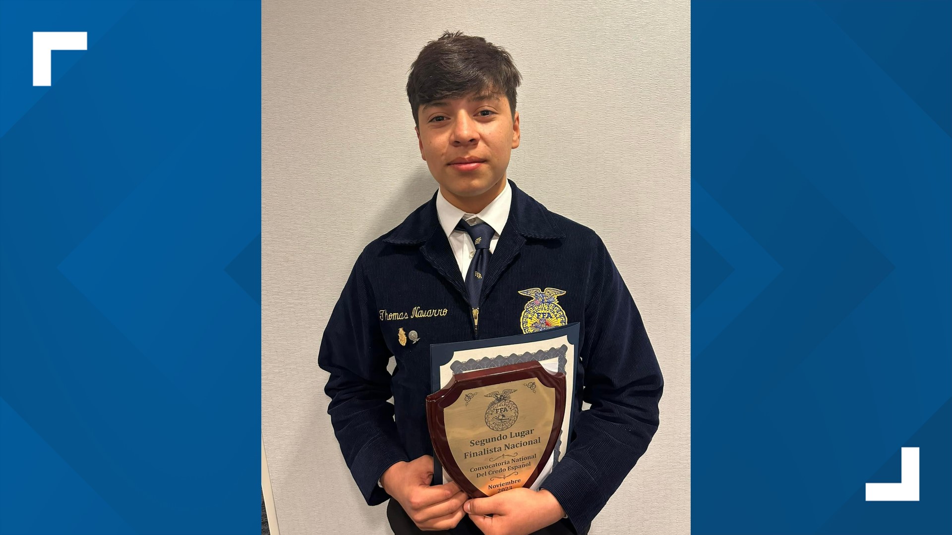 FFA student represents Texas in Spanish speaking contest | cbs19.tv