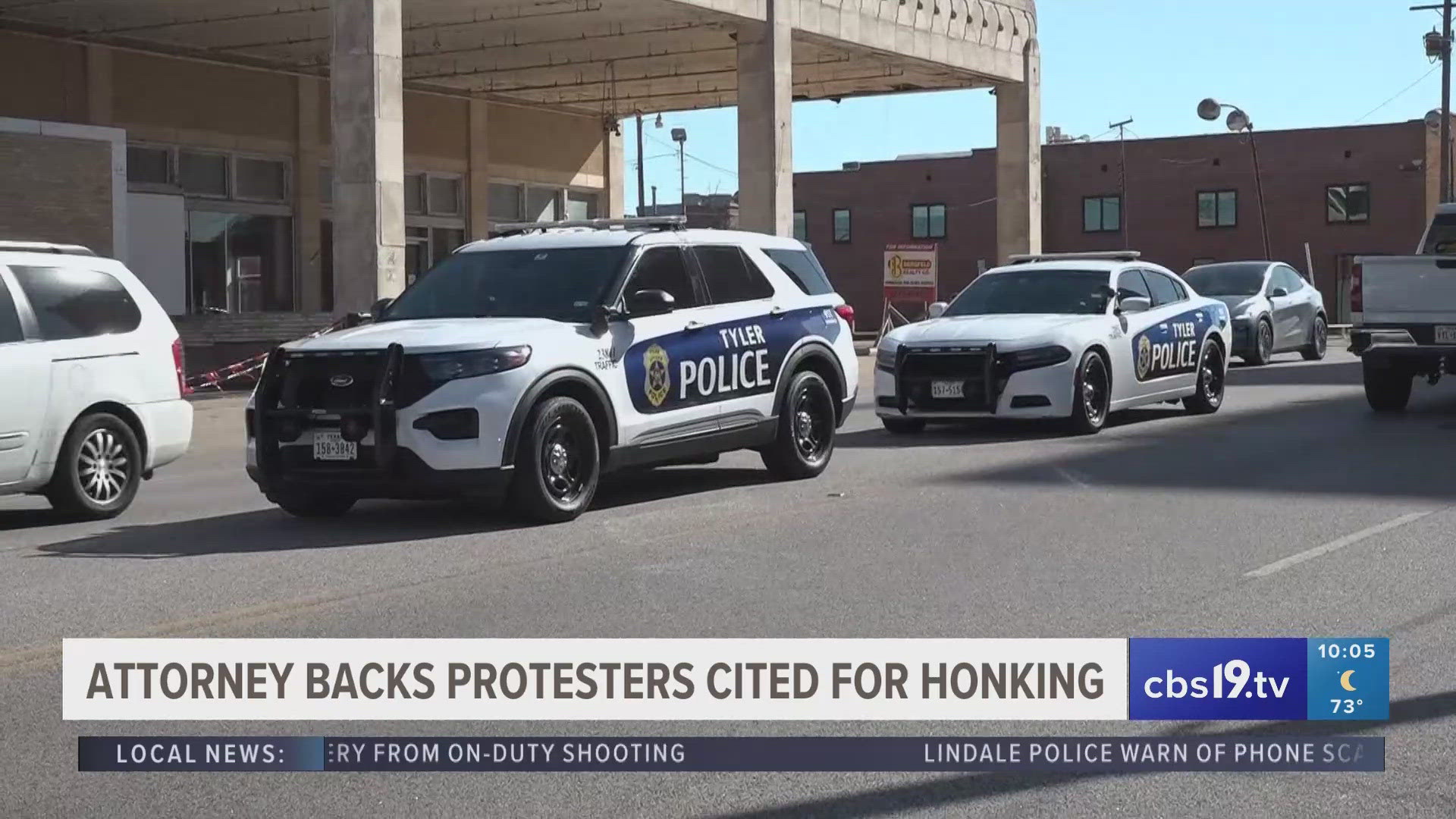 Tyler attorney backs protesters cited for 'excessive honking' | cbs19.tv