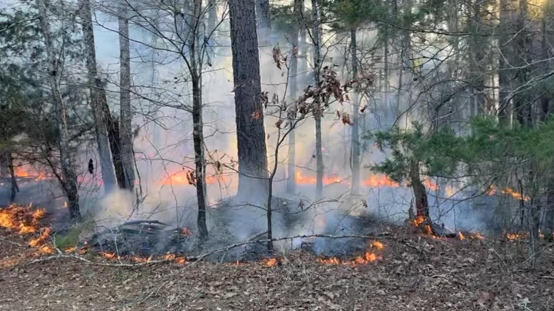 Firefighters battling large fire in southwest Smith County | cbs19.tv