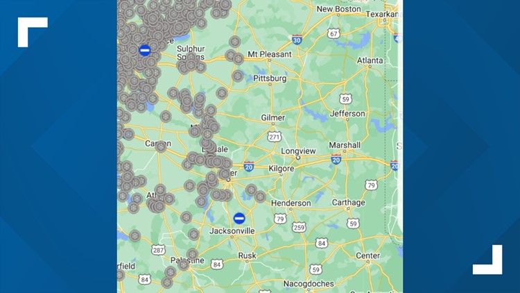 East Texas road closures due to wintry weather | cbs19.tv
