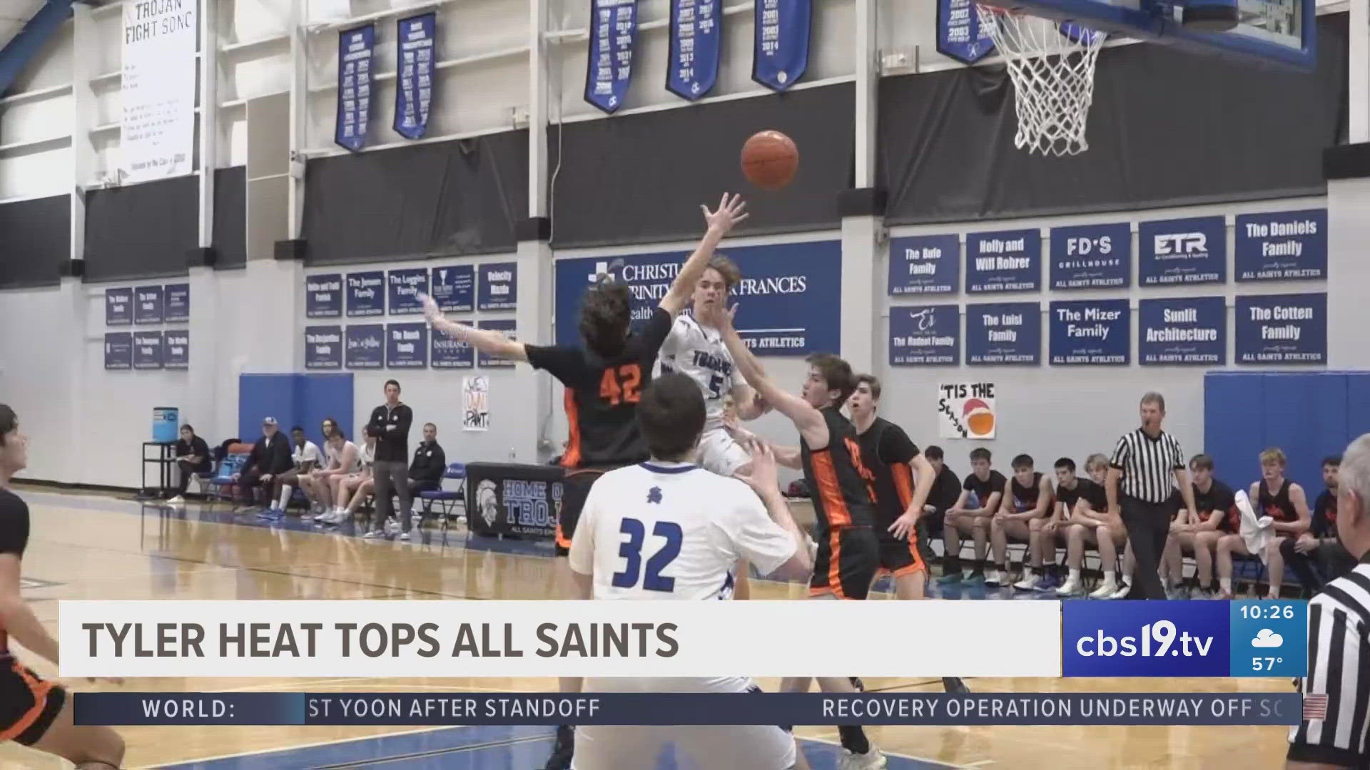 All Saints and Tyler HEAT get together for post New Year matchup | cbs19.tv