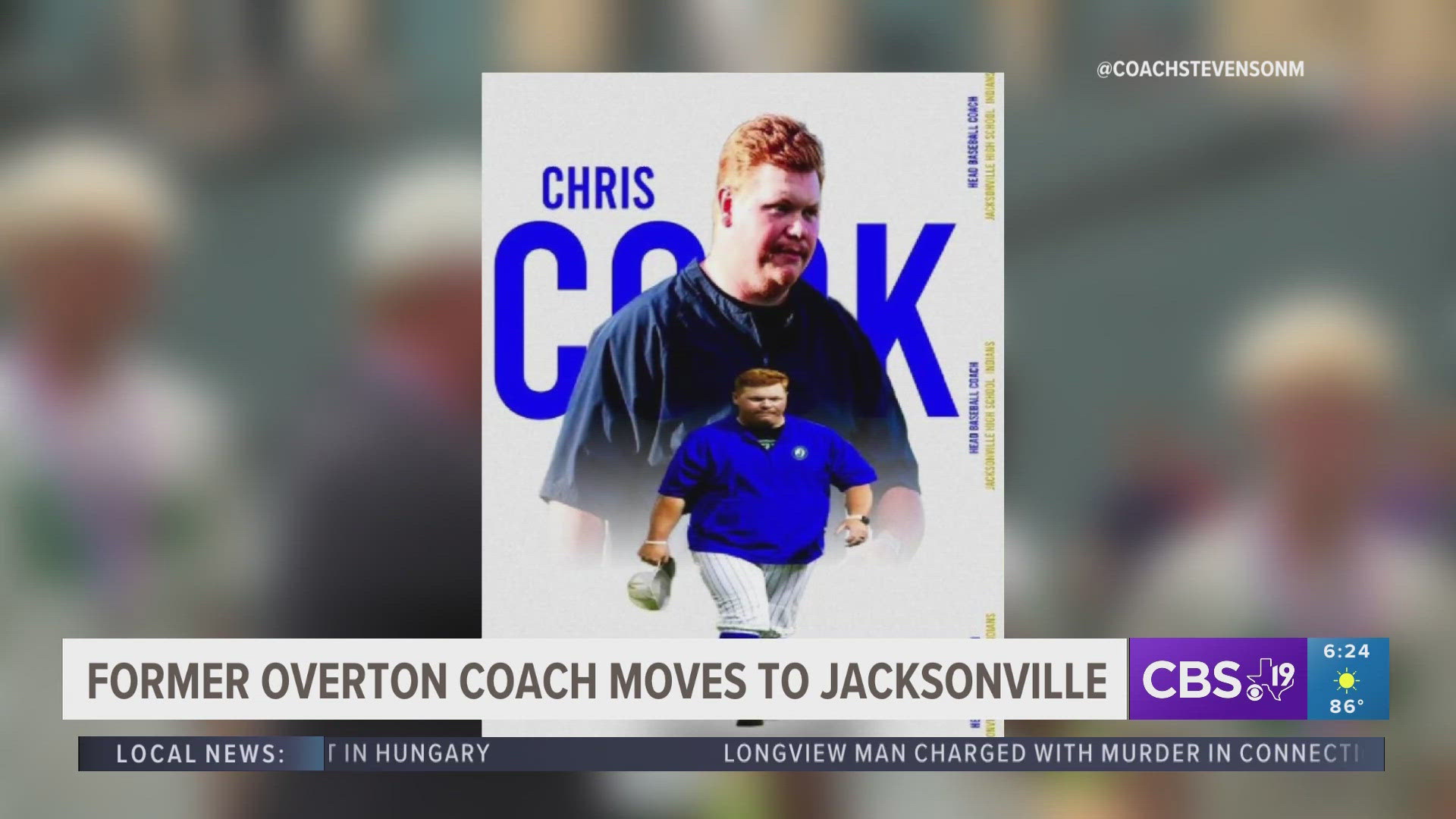 Overton baseball coach heading to Jacksonville Fightin' Indians | cbs19.tv