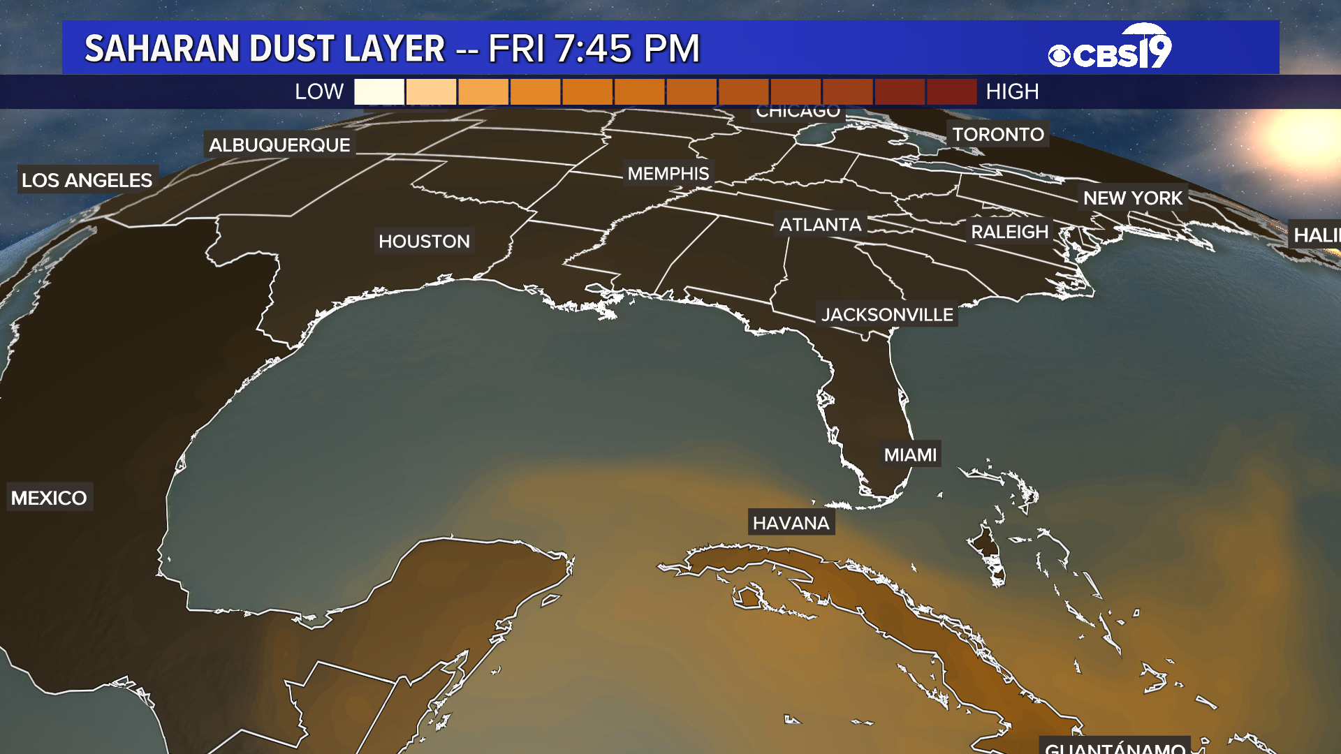 Saharan Dust Headed Toward East Texas | cbs19.tv