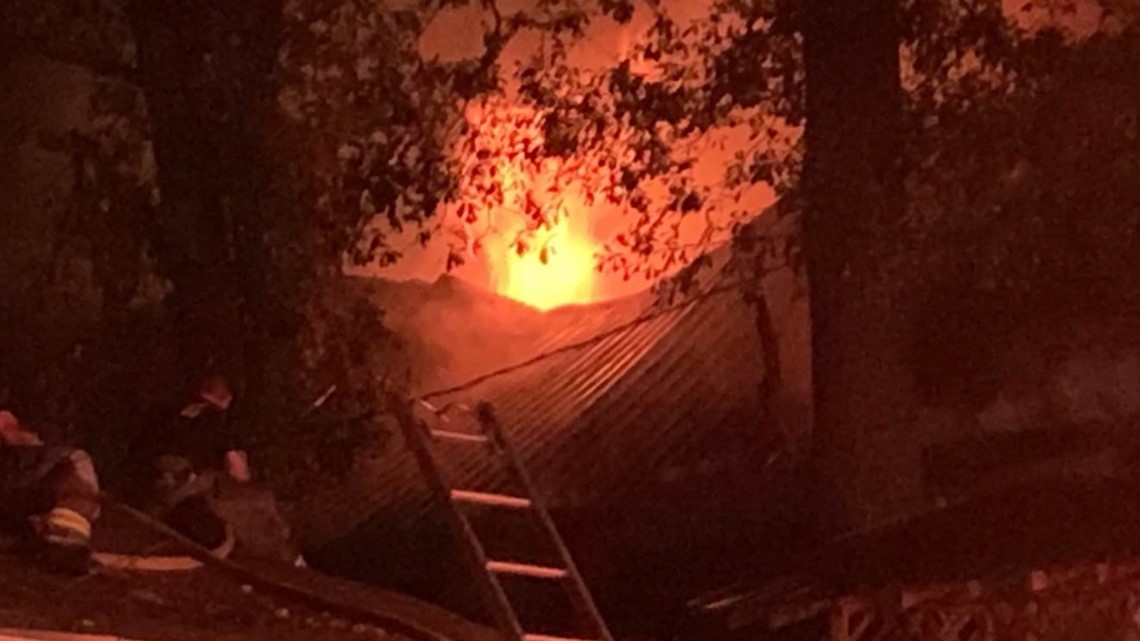 Crews working house fire in Tyler | cbs19.tv