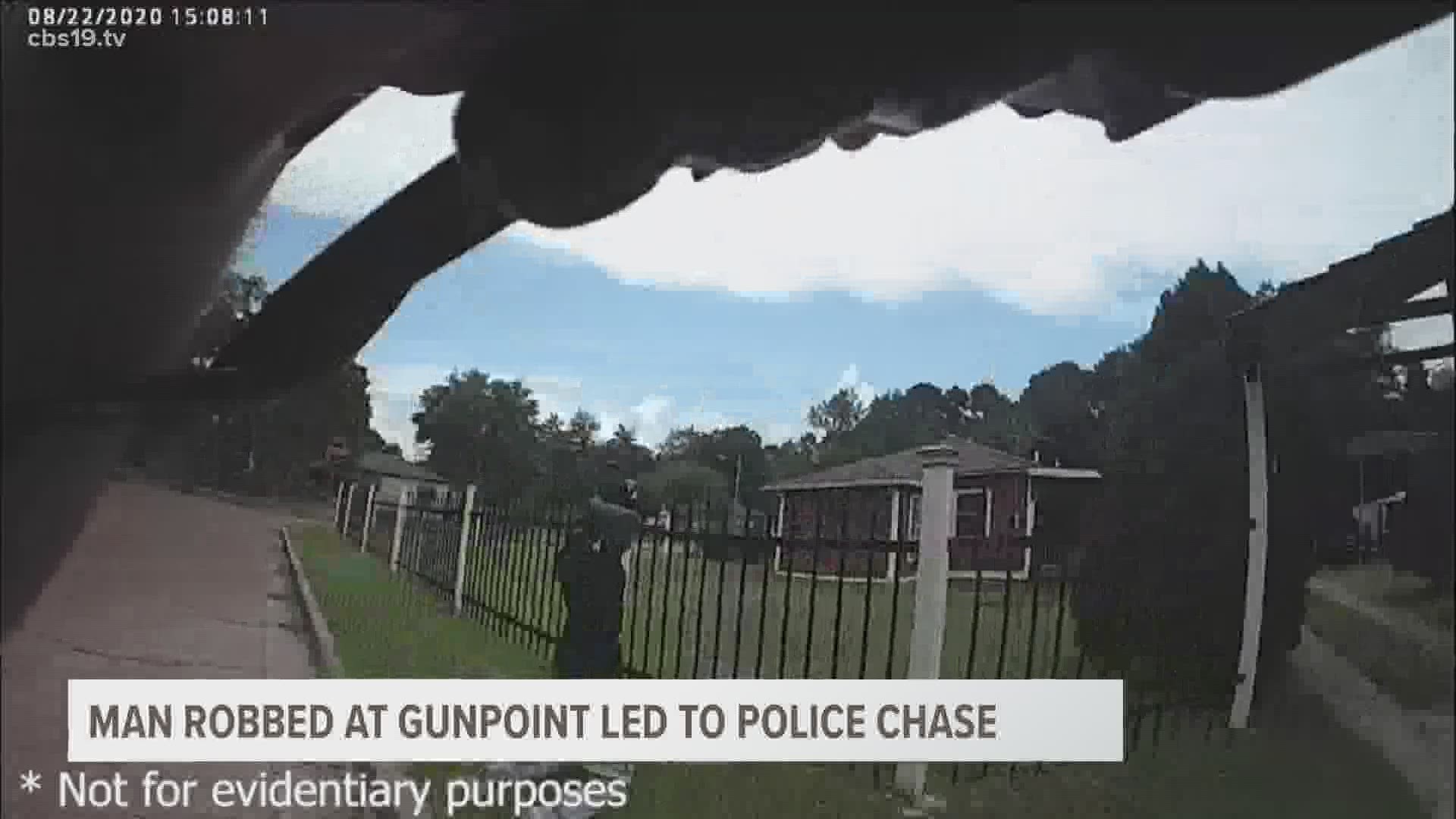 3 arrested after allegedly robbing man with shotgun, leading Lufkin police on chase | cbs19.tv