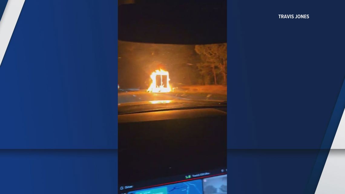 18-wheeler catches fire along Interstate 20 | cbs19.tv