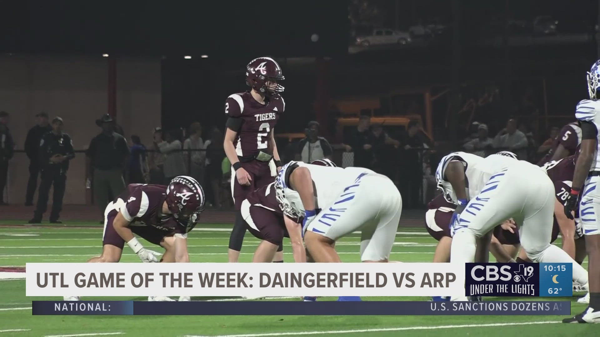 UNDER THE LIGHTS: Arp inches past Daingerfield 29-28 | cbs19.tv