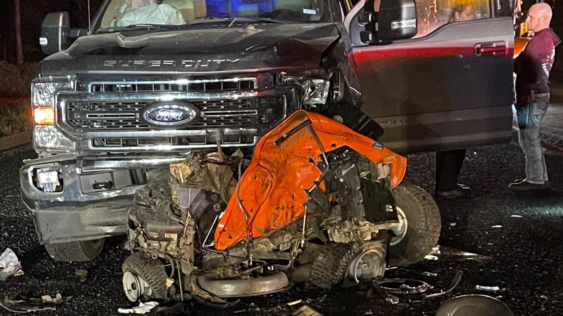 Construction worker hospitalized after being struck on highway | cbs19.tv