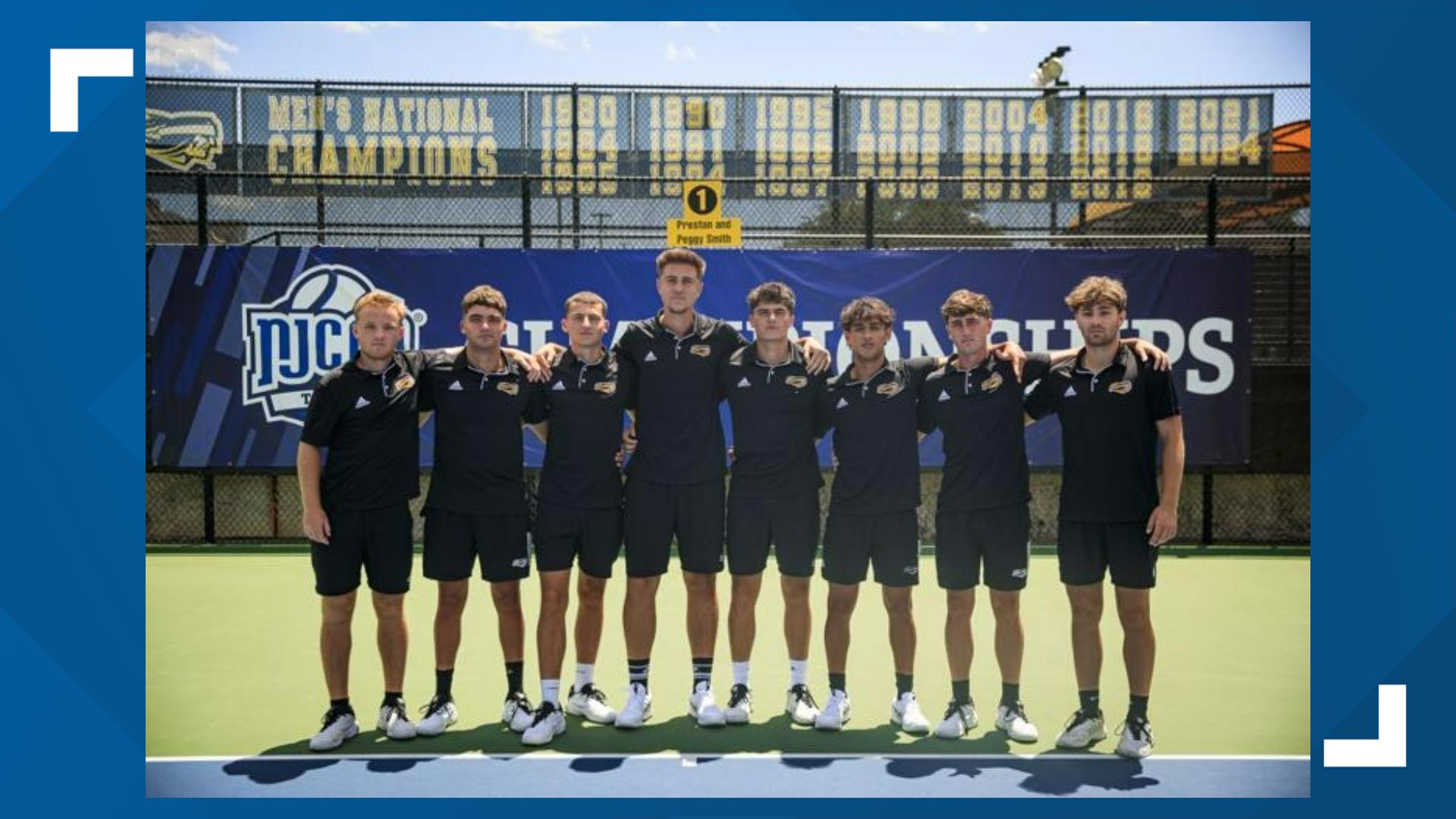 TJC men win back-to-back national tennis title | cbs19.tv