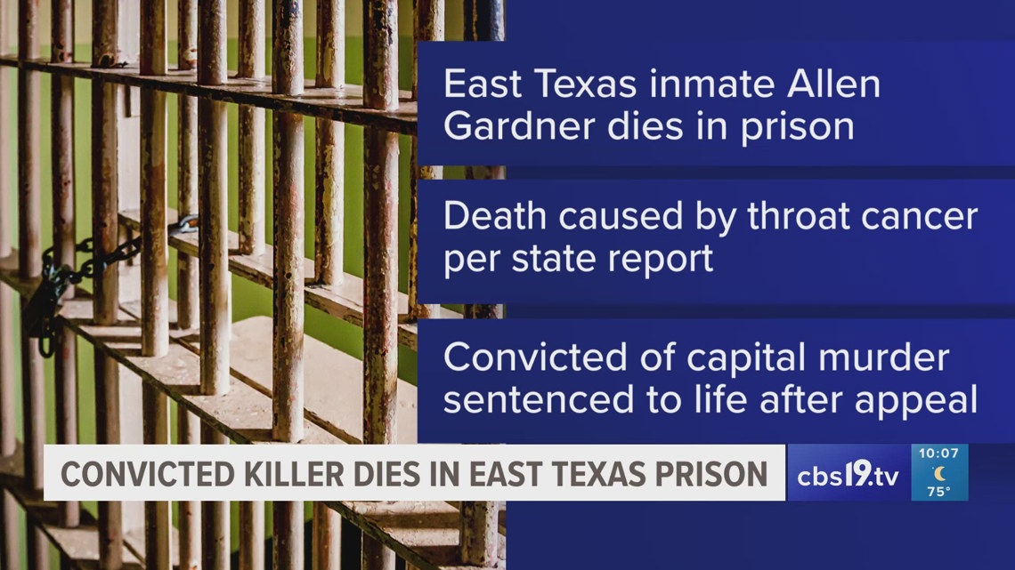 East Texas inmate convicted of murder dies in Anderson County prison ...