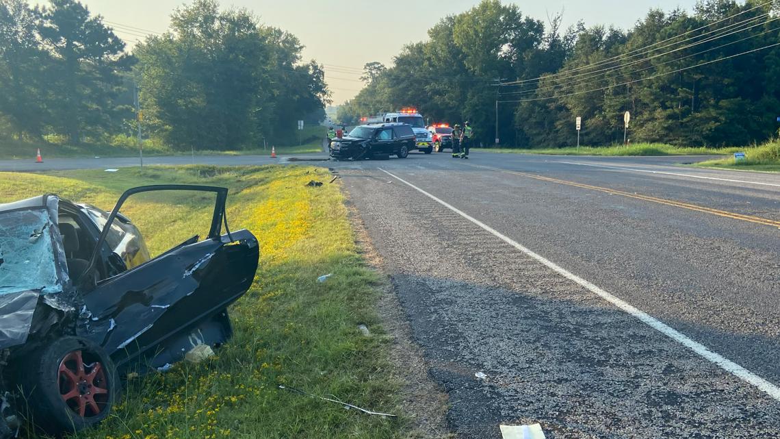2 hospitalized following crash on HWY 64 E in Arp area | cbs19.tv