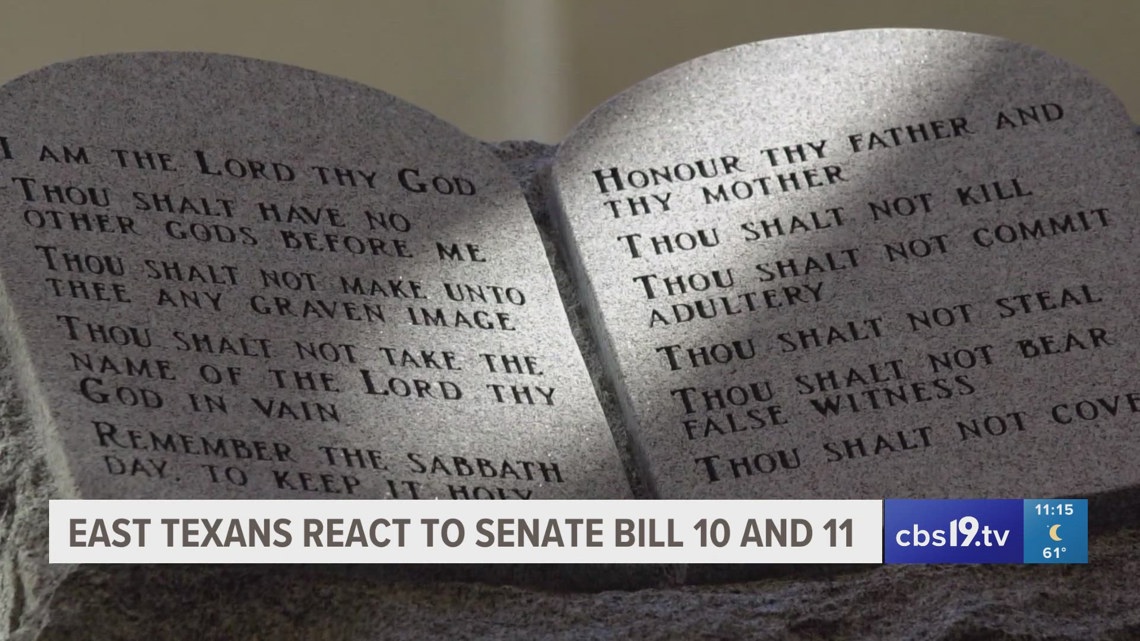 Senate passes bill to require Ten Commandments in all Texas classrooms ...