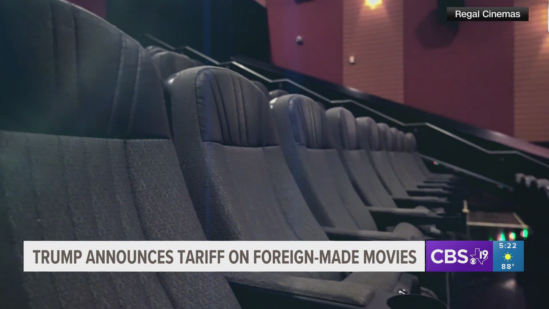 Trump takes his tariff war to the movies announcing 100% levies on ...