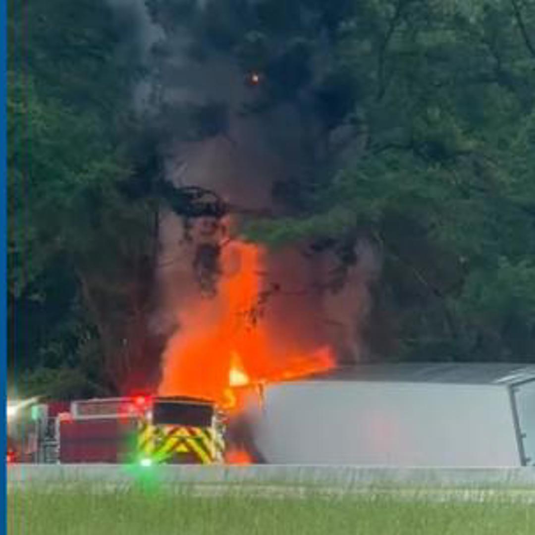 2 hospitalized for burns after 18-wheeler fire on I-20 near Jim Hogg ...