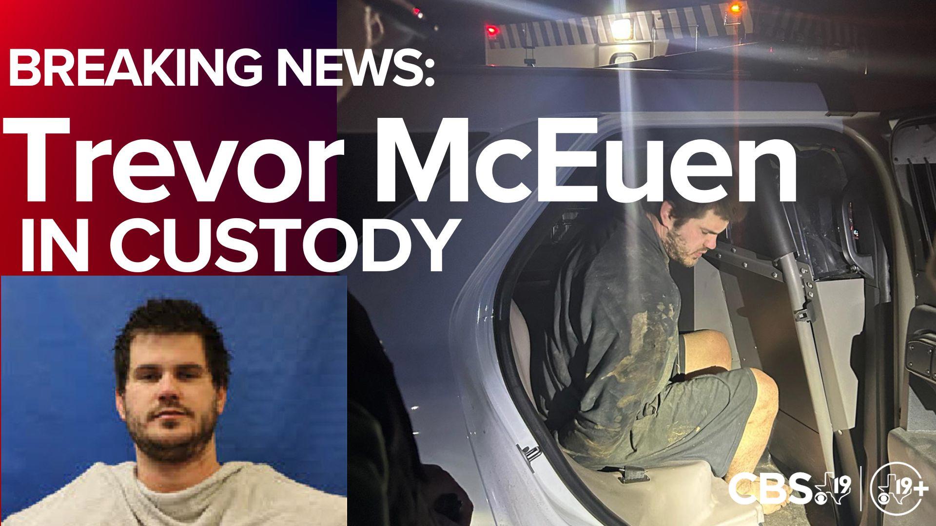 East Texas capital murder suspect Trevor McEuen arrested after ...