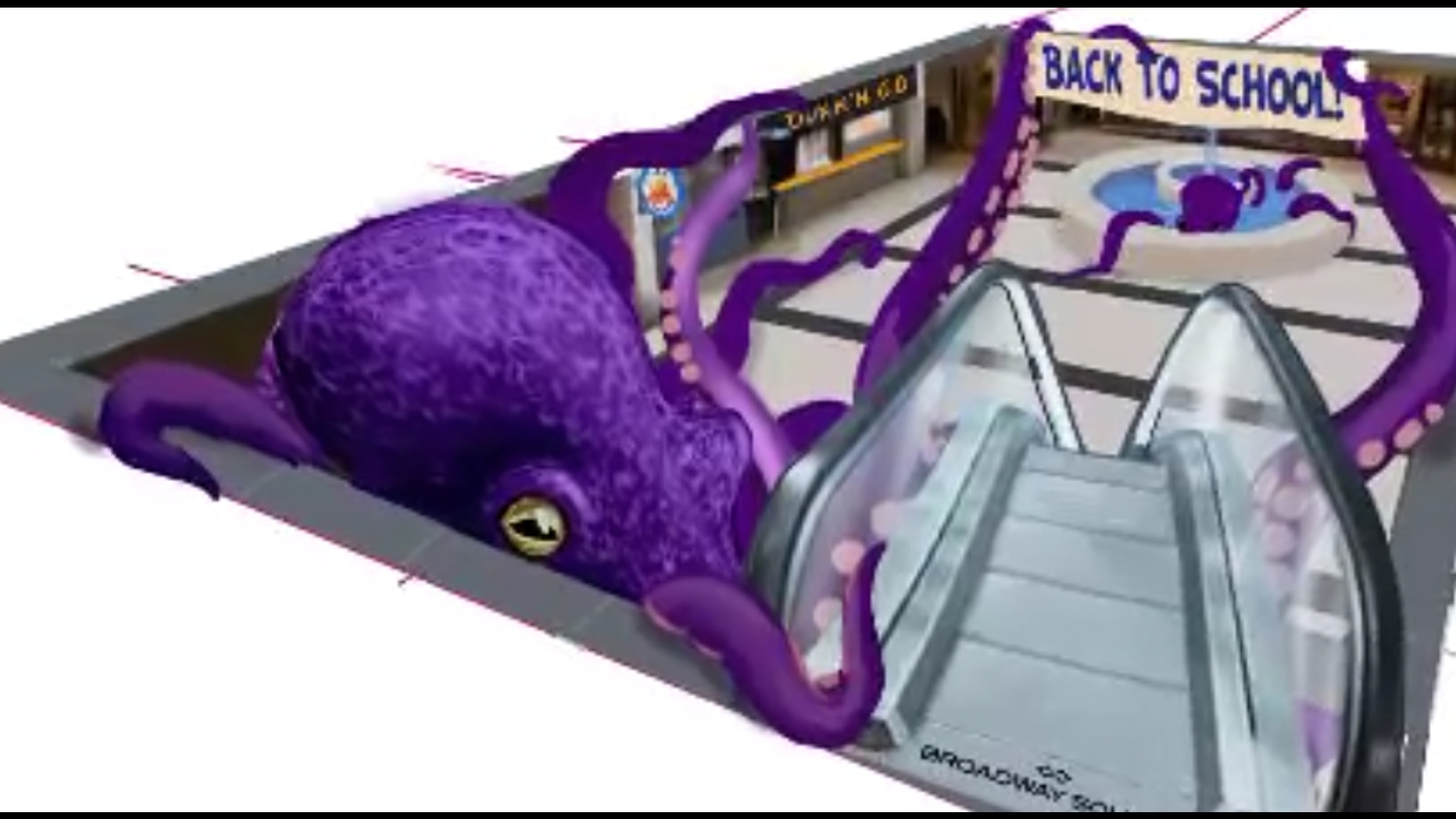 Artist paints back-to-school mural in Broadway Square Mall | cbs19.tv