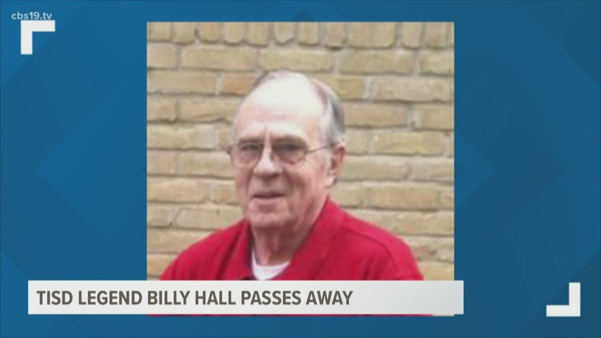 Tyler ISD announces passing of local legend Billy Hall | cbs19.tv