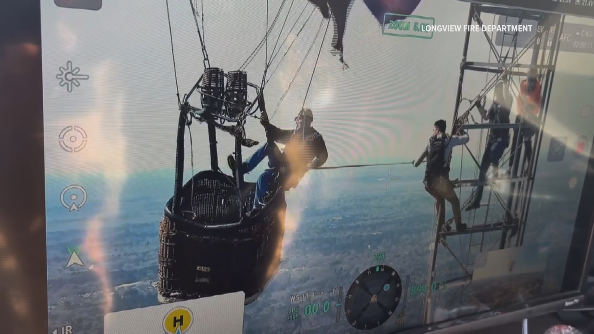 WATCH: Longview hot air balloon rescue | cbs19.tv