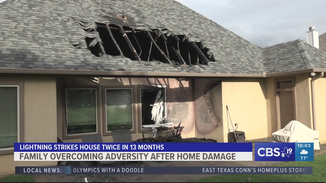 Whitehouse family thanks community after home lightning strike | cbs19.tv