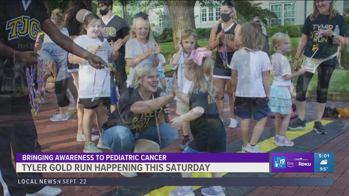 Tyler Gold Run supports families impacted by childhood cancer | cbs19.tv