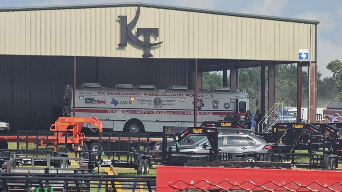 Crews successfully douse structure fire at Kearney Trailers in Emory ...