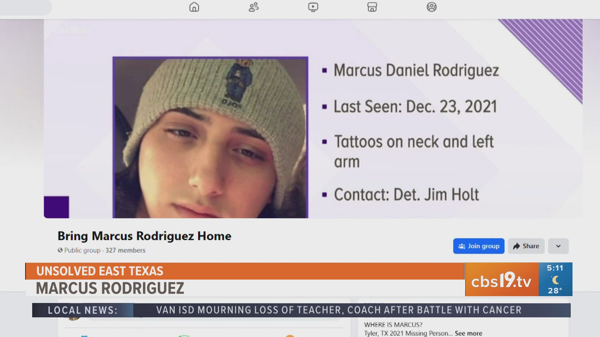 "We love you, Marcus": Family's seeks closure after mysterious ...
